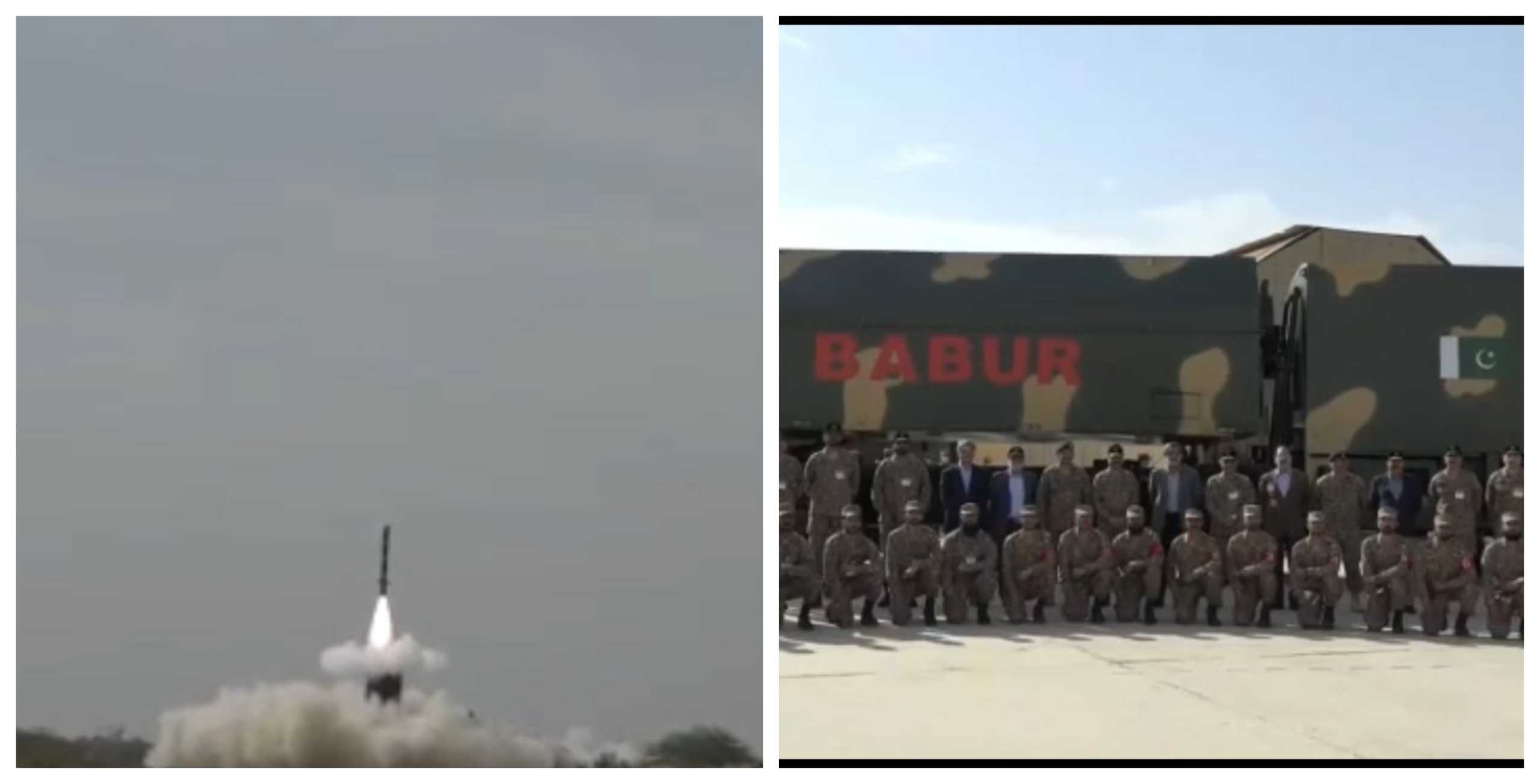 Watch: Pakistan tests latest version of home-grown Babur Cruise Missile ...