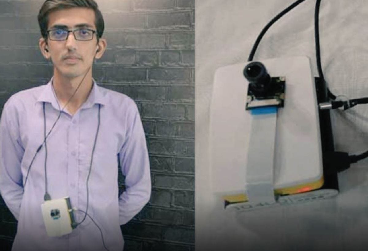 'In Vision Eye Device': device that enables blind people to see ...