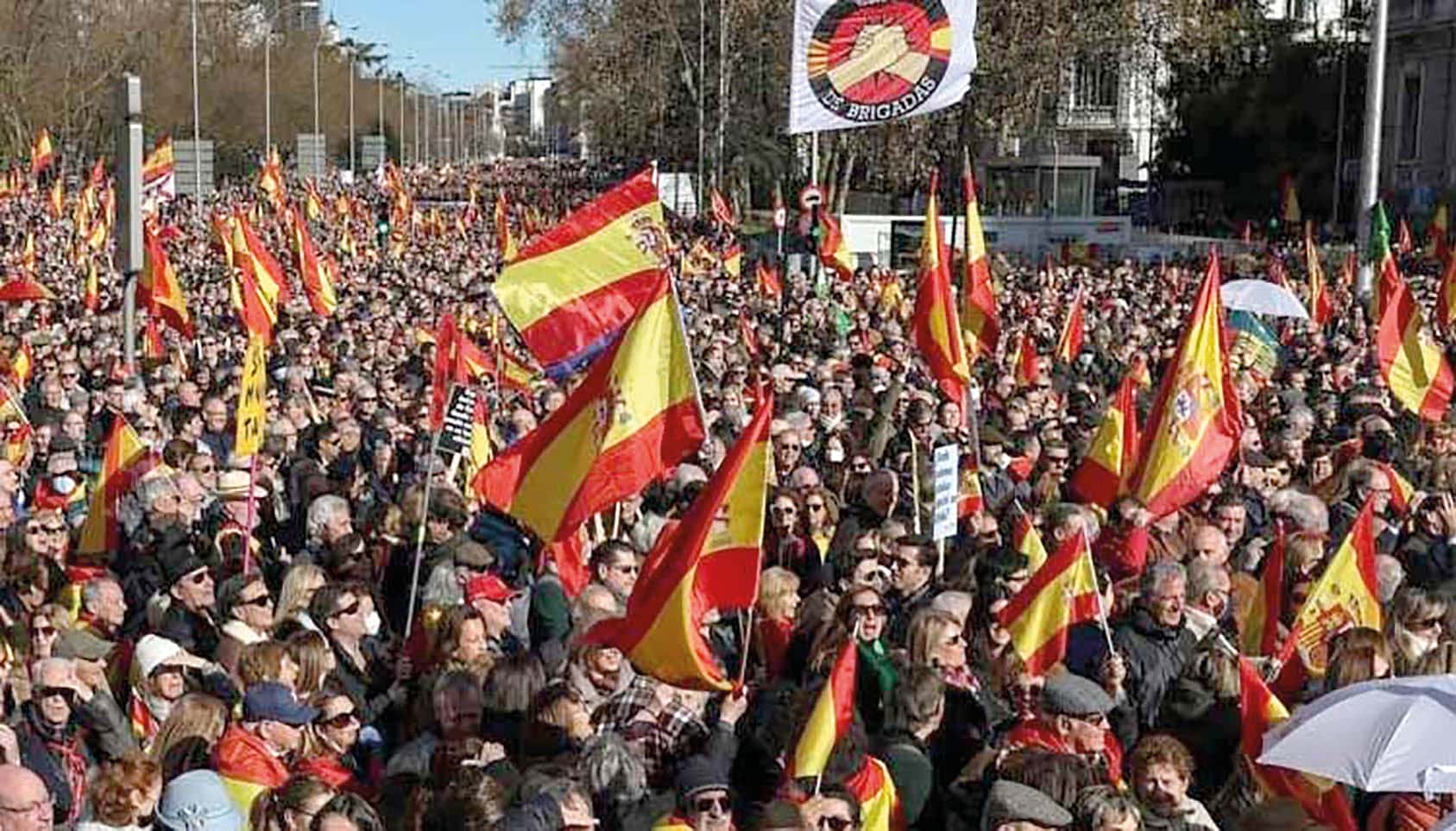 Thousands protest against Spanish govt in Madrid - Pakistan Observer
