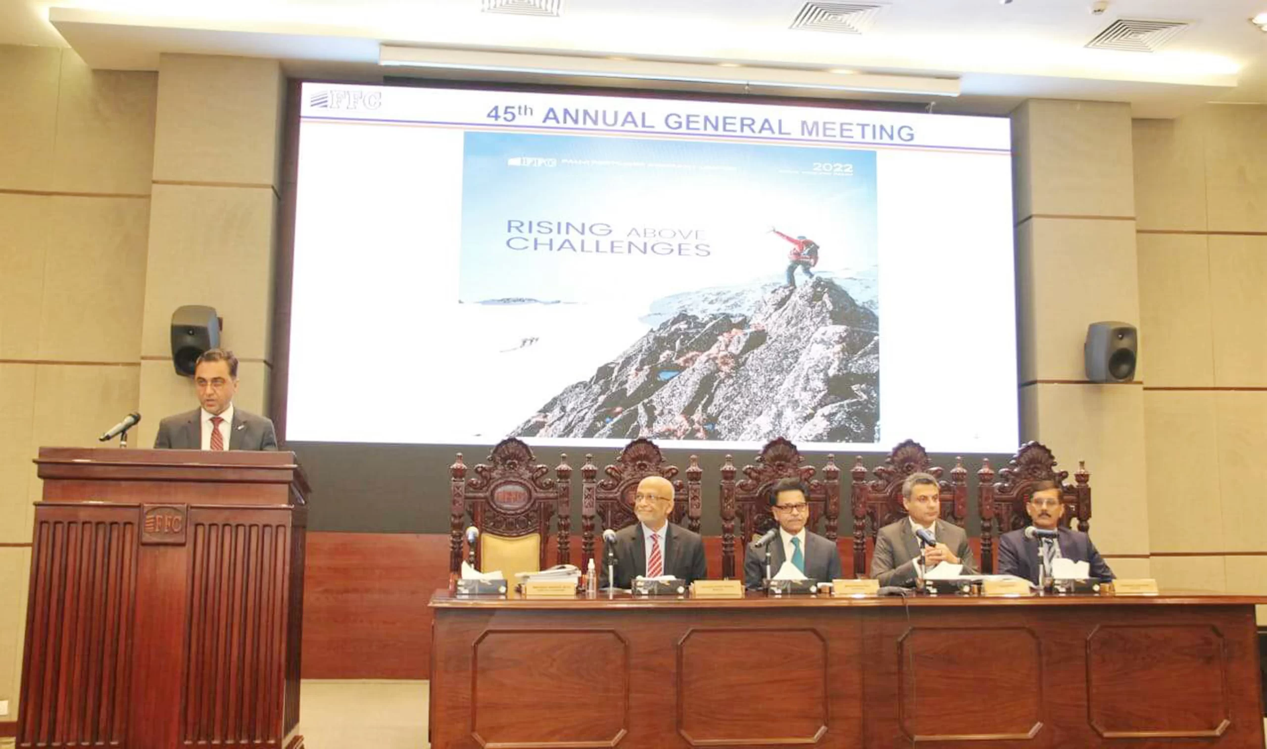 FFC holds 45th annual general meeting - Pakistan Observer