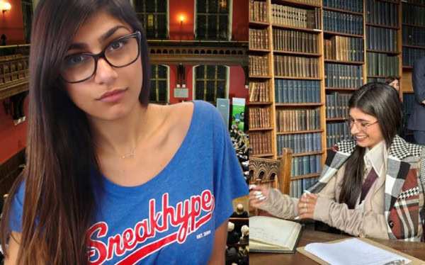 Former adult star Mia Khalifa speaks at Oxford University and netizens can’t handle it ...