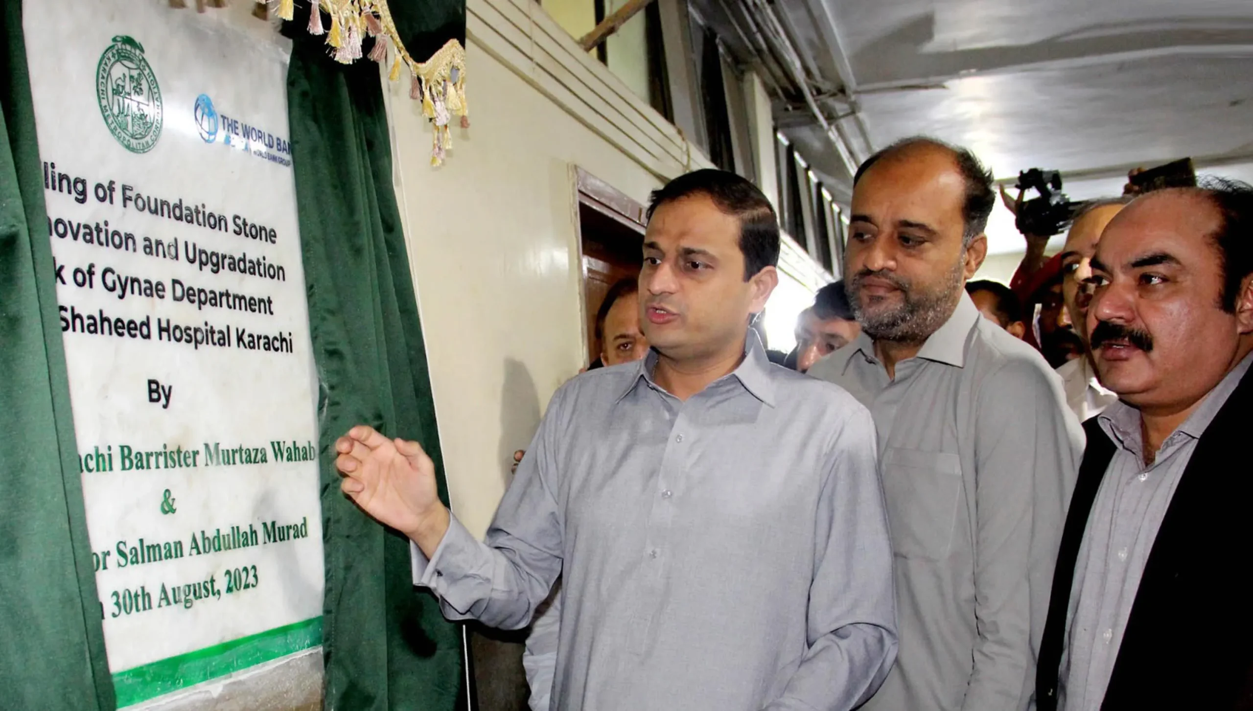Wahab inaugurates work on Abbasi Shaheed Hospital’s gynae ward ...