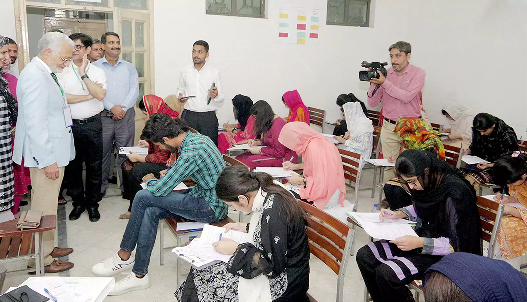 Dr Javed visits MDCAT examination centers - Pakistan Observer