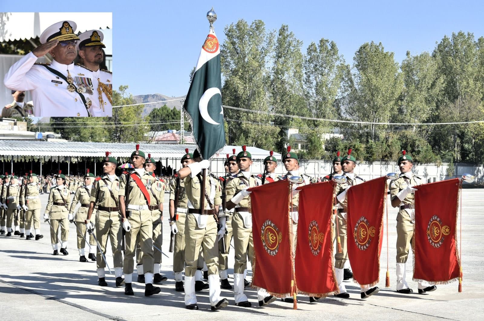 Passing out parade of cadets held at Pakistan Military Academy Kakul ...
