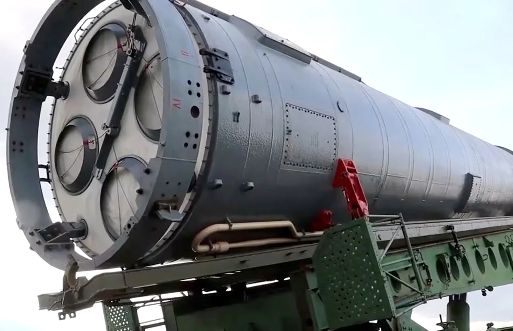 Russia loads missile with nuclear capable glide vehicle into launch ...