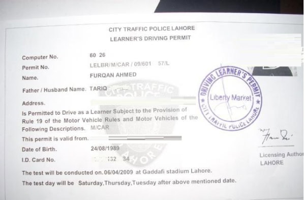 Can learner driving license save you from Rs2,000 challan in Lahore? Check details - Pakistan ...