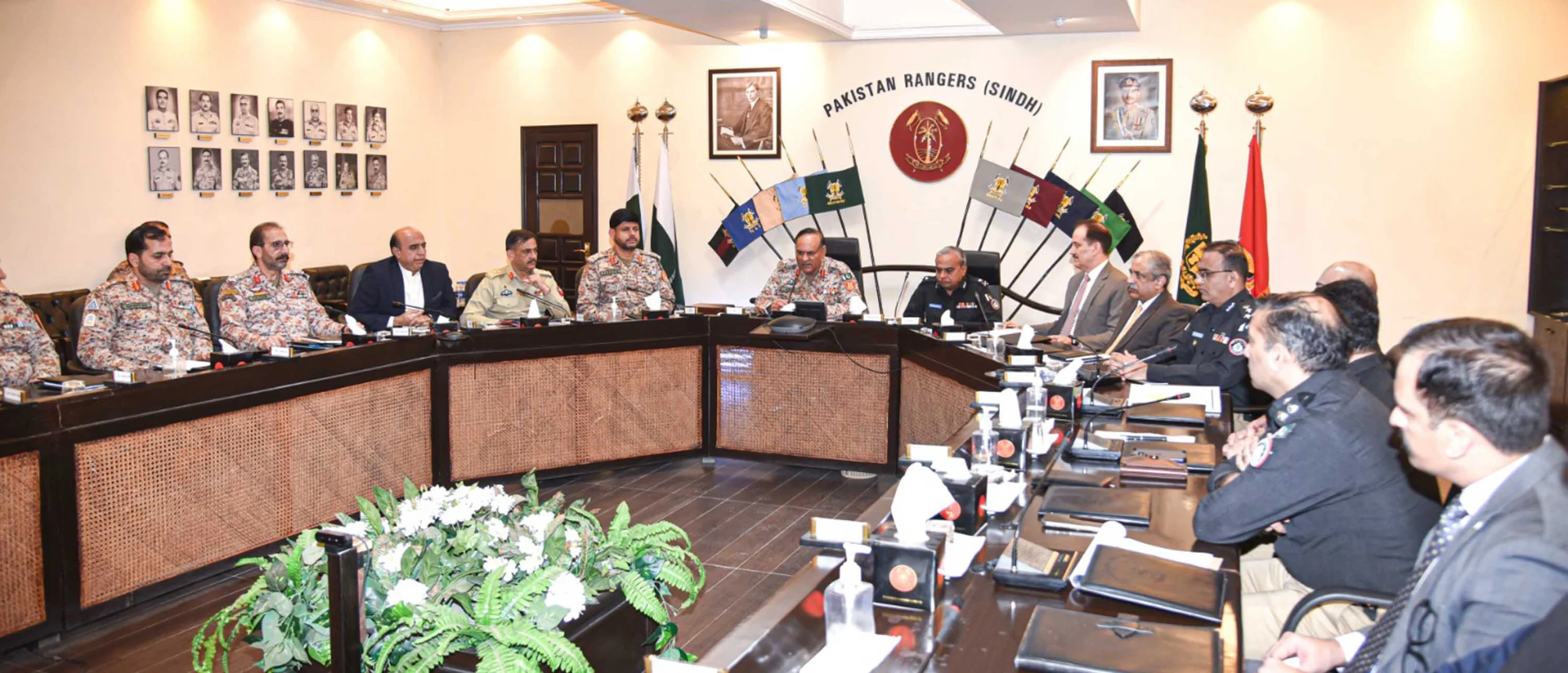 DG Rangers chairs law & order review meeting - Pakistan Observer