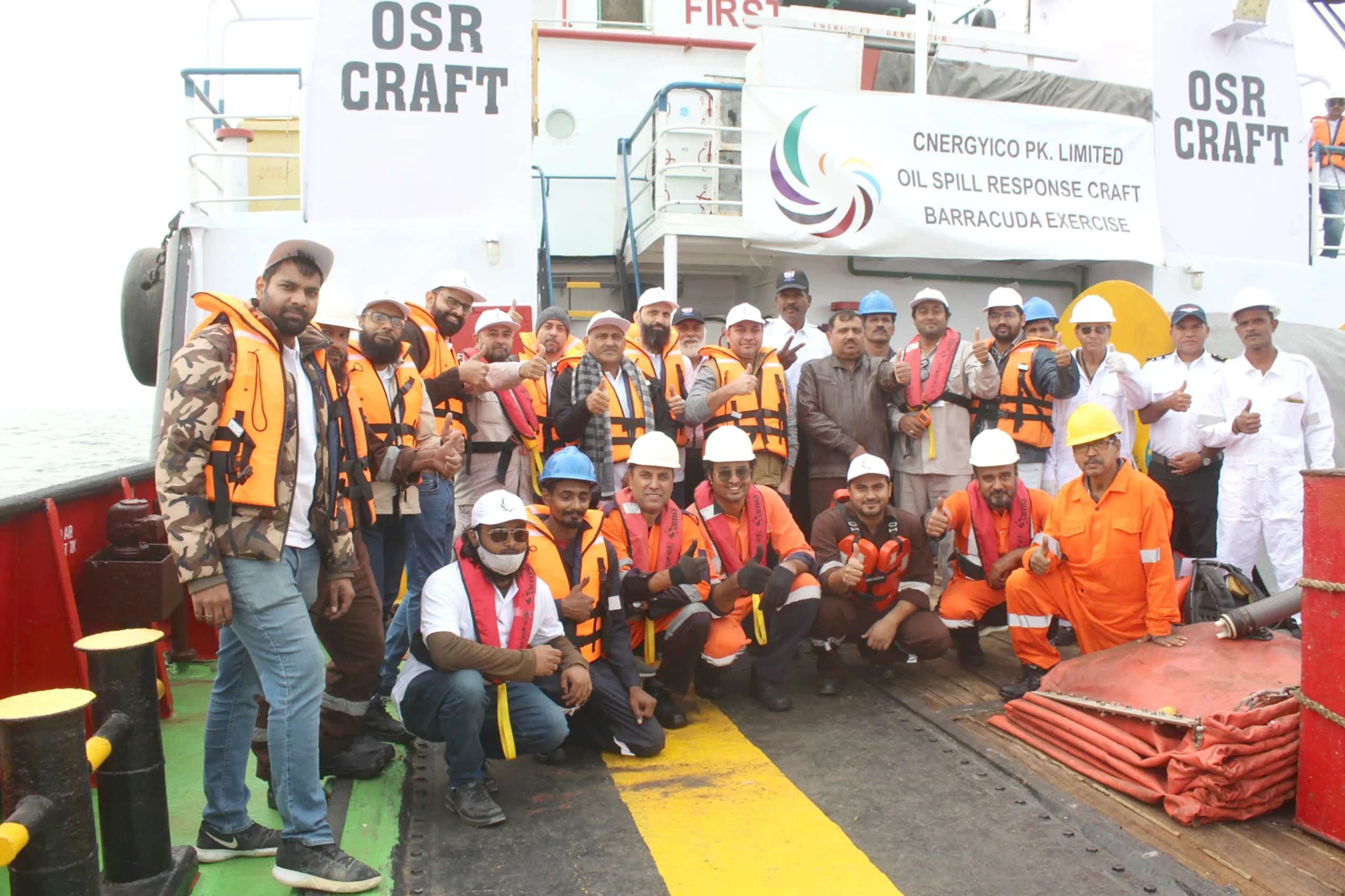 Cnergyico Pk Ltd exhibits advanced oil spill response capabilities at Barracuda-XII - Pakistan ...