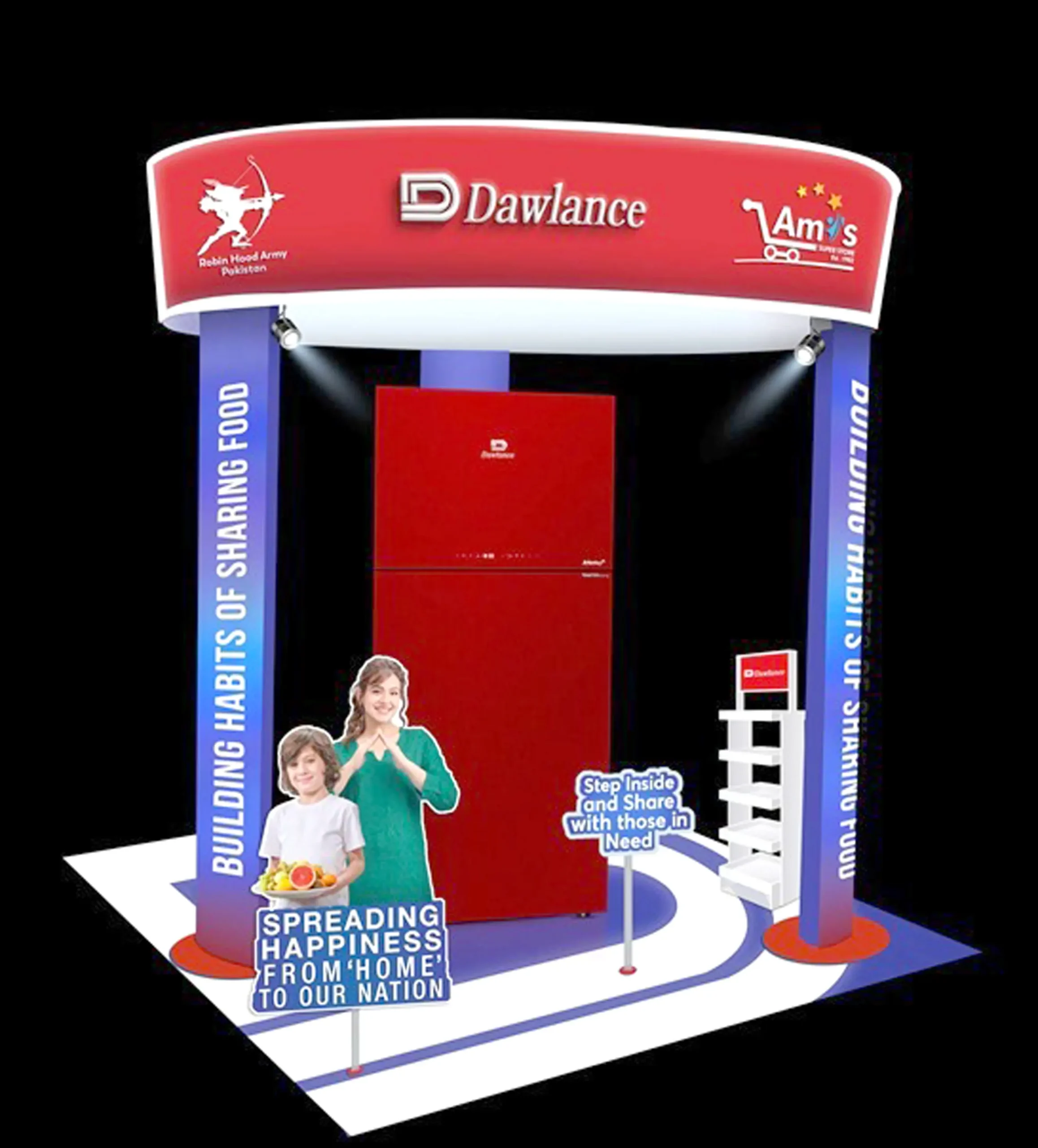 Build a habit of sharing with Dawlance, Robinhood Army Pakistan and Ami ...