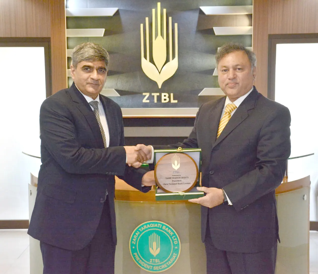 DG Strategic Projects calls on President ZTBL Tahir Yaqoob - Pakistan ...
