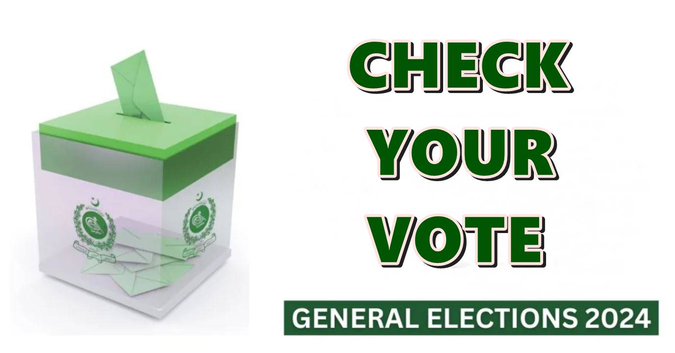 Check Vote through SMS - Pakistan Election 2024 - Pakistan Observer