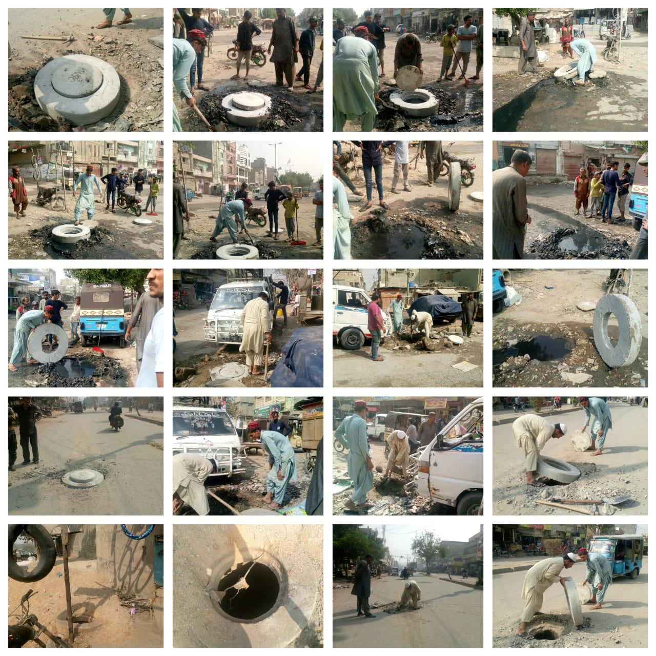 KW&SC fixes 22000 manhole covers across city - Pakistan Observer