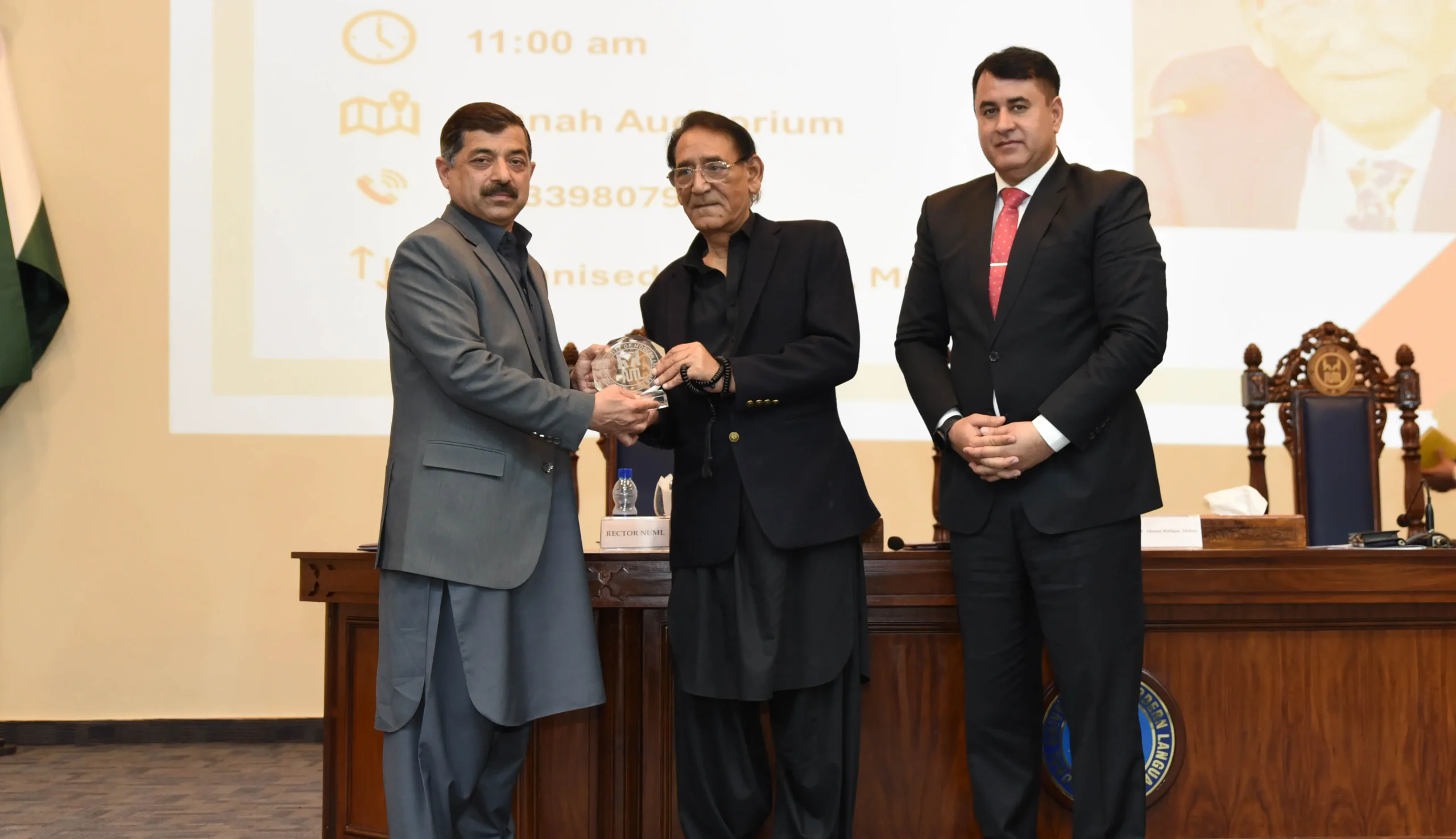 Prof Rafique delivers lecture at NUML - Pakistan Observer