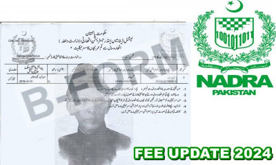 NADRA B-Form, Child Registration Certificate Fee in Pakistan (June 2024 ...