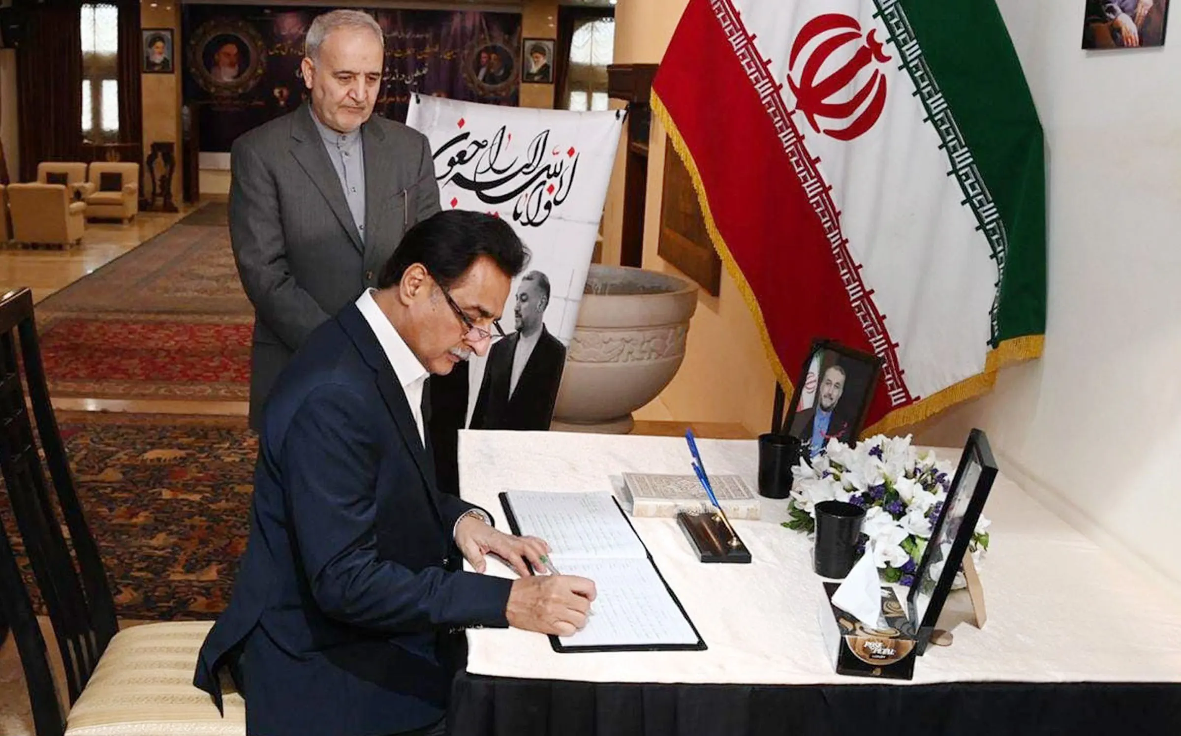 Ayaz condoles President Ebrahim’s demise with Iranian envoy - Pakistan ...