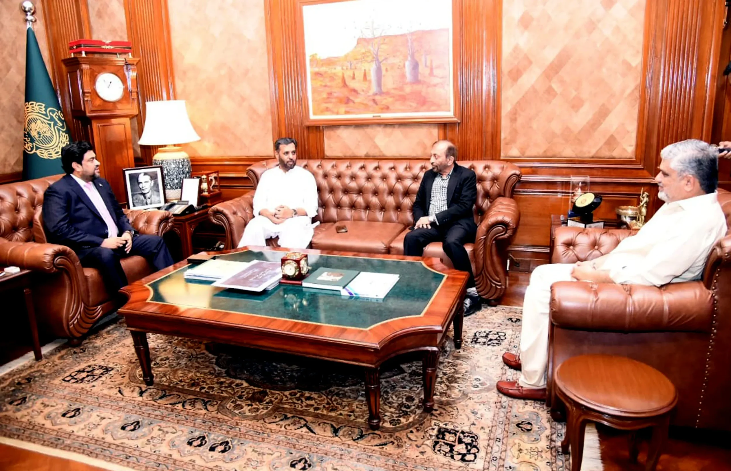 MQM leaders call on Sindh governor - Pakistan Observer