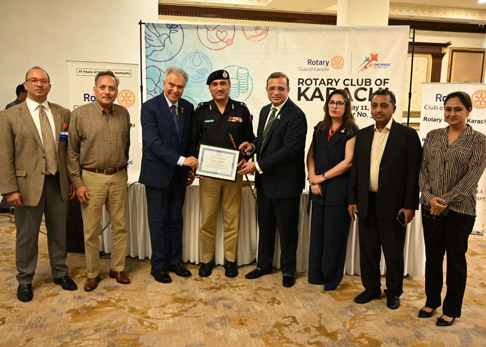 IG discusses crime prevention, future initiatives at Rotary event ...