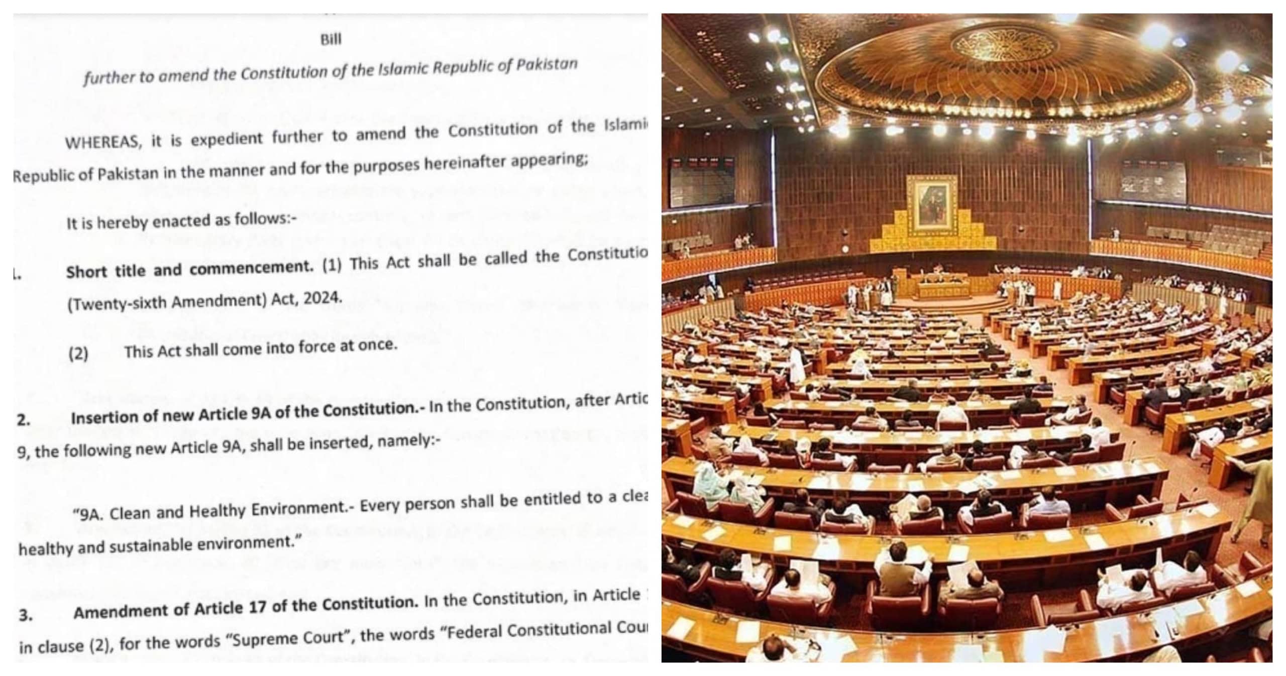 Constitution 26th Amendment Draft Bill [Complete PDF Copy] - Pakistan Observer