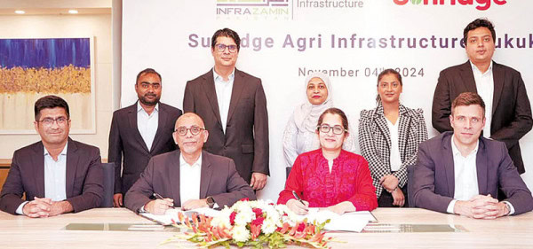 InfraZamin Pakistan and Sunridge Foods ink deal for agri-infrastructure ...
