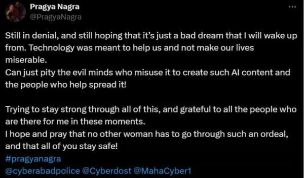 Pragya Nagra Video Leak: Indian actor hits back amid viral MMS scandal - Pakistan Observer