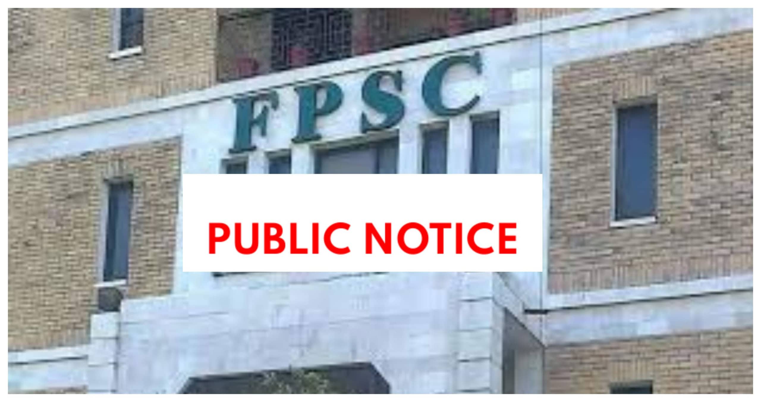 FPSC issues latest public notice regarding CSS Exams 2025 - Pakistan ...