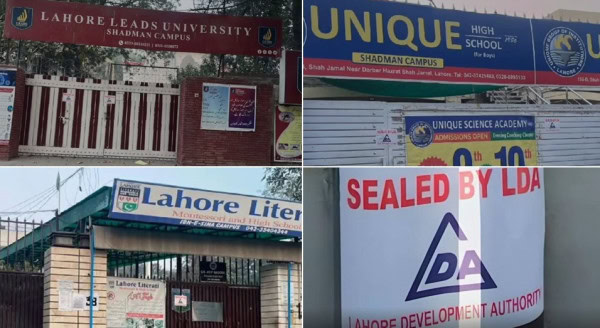 Unique School, Lahore Leads University among 59 sealed in Punjab capital - Pakistan Observer
