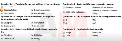 Class 7 SBA Final Term Exams 2025 History And Geography Papers with Answers - Pakistan Observer