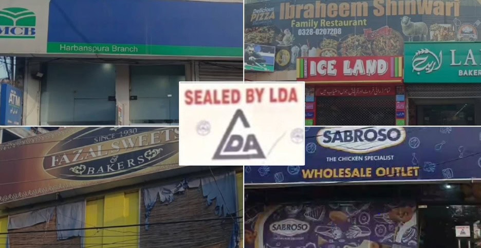 MCB, Sabroso, Fazal Sweets among 87 buildings sealed in Lahore ...