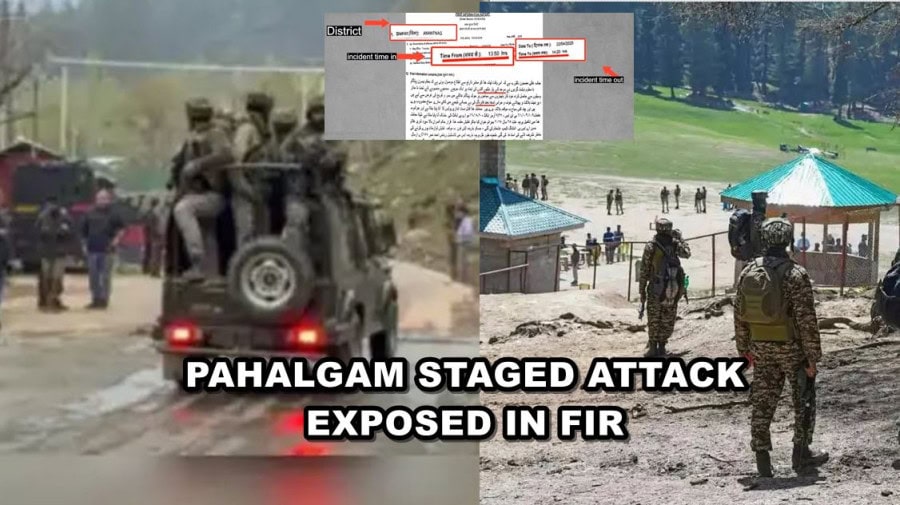 FIR in Pahalgam Attack exposes Indian Govt's False Flag Operation ...