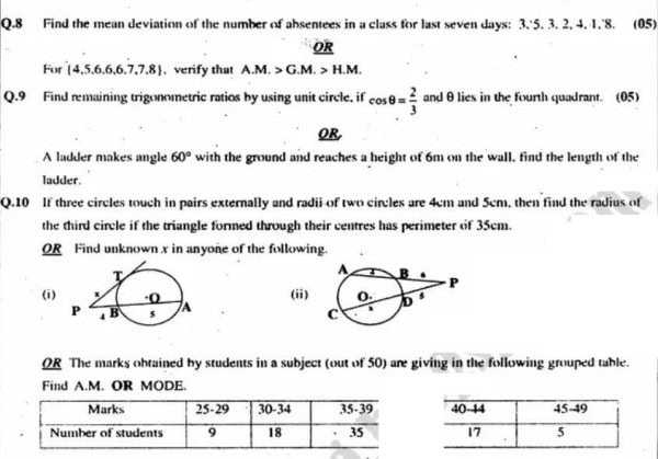 Karachi board BIEK Matric Class 10 Maths Guess Papers 2025 - Pakistan ...