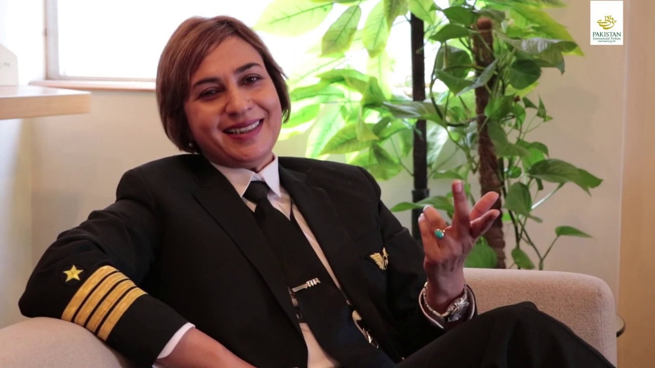 Pakistani female pilot Shahida Ismail flies PIA’s inaugural Lahore-Baku ...