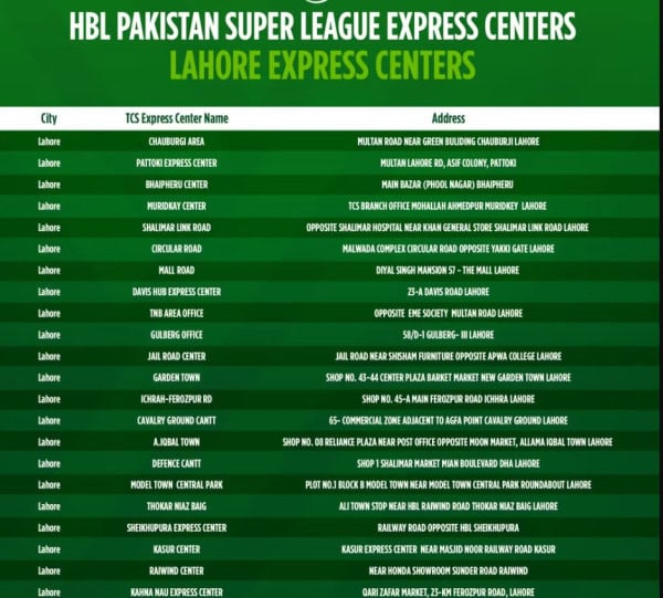 PSL 10 Ticket sales start today; Check full Prices and guide to Book ...