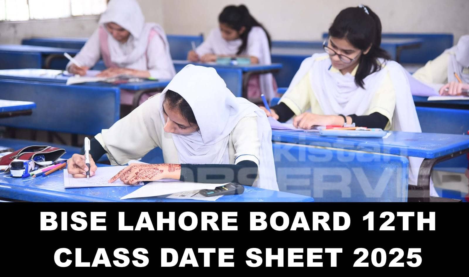 Punjab Board 12th Class Intermediate Part 2 Date sheet 2025 - Pakistan ...