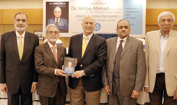 Dr. Ishfaq’s book an icon of Pakistan’s Nuclear Program launched ...