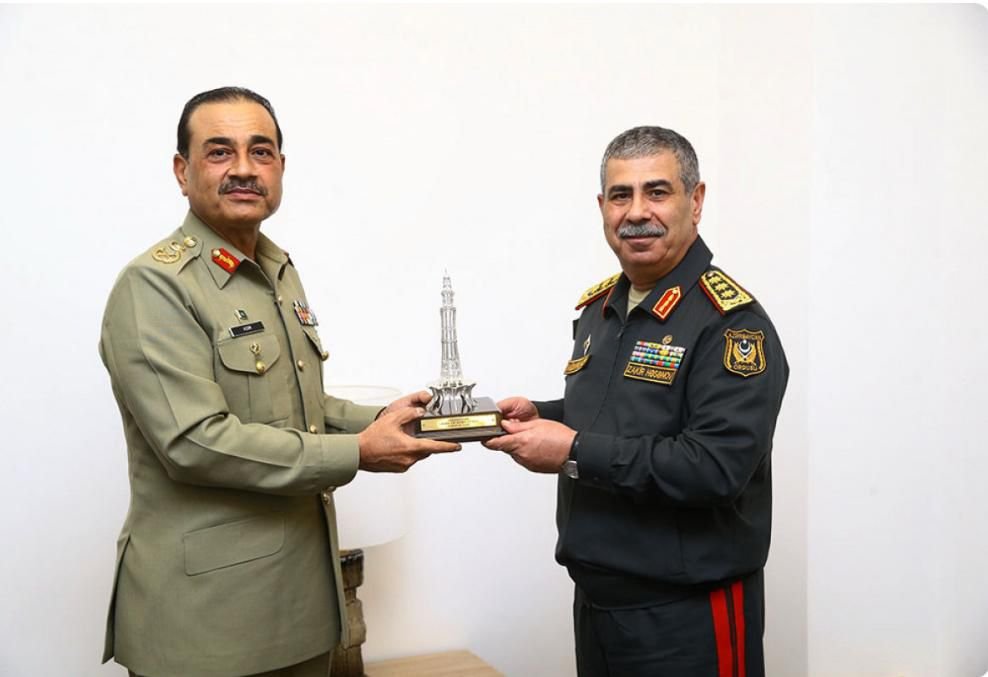Field Marshal Asim Munir meets Azerbaijan defence minister - Pakistan Observer