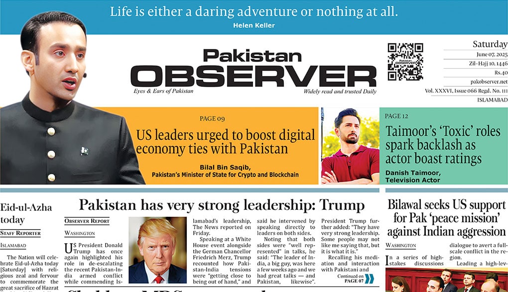 E-PAPER June 7 IBD STATION - Pakistan Observer