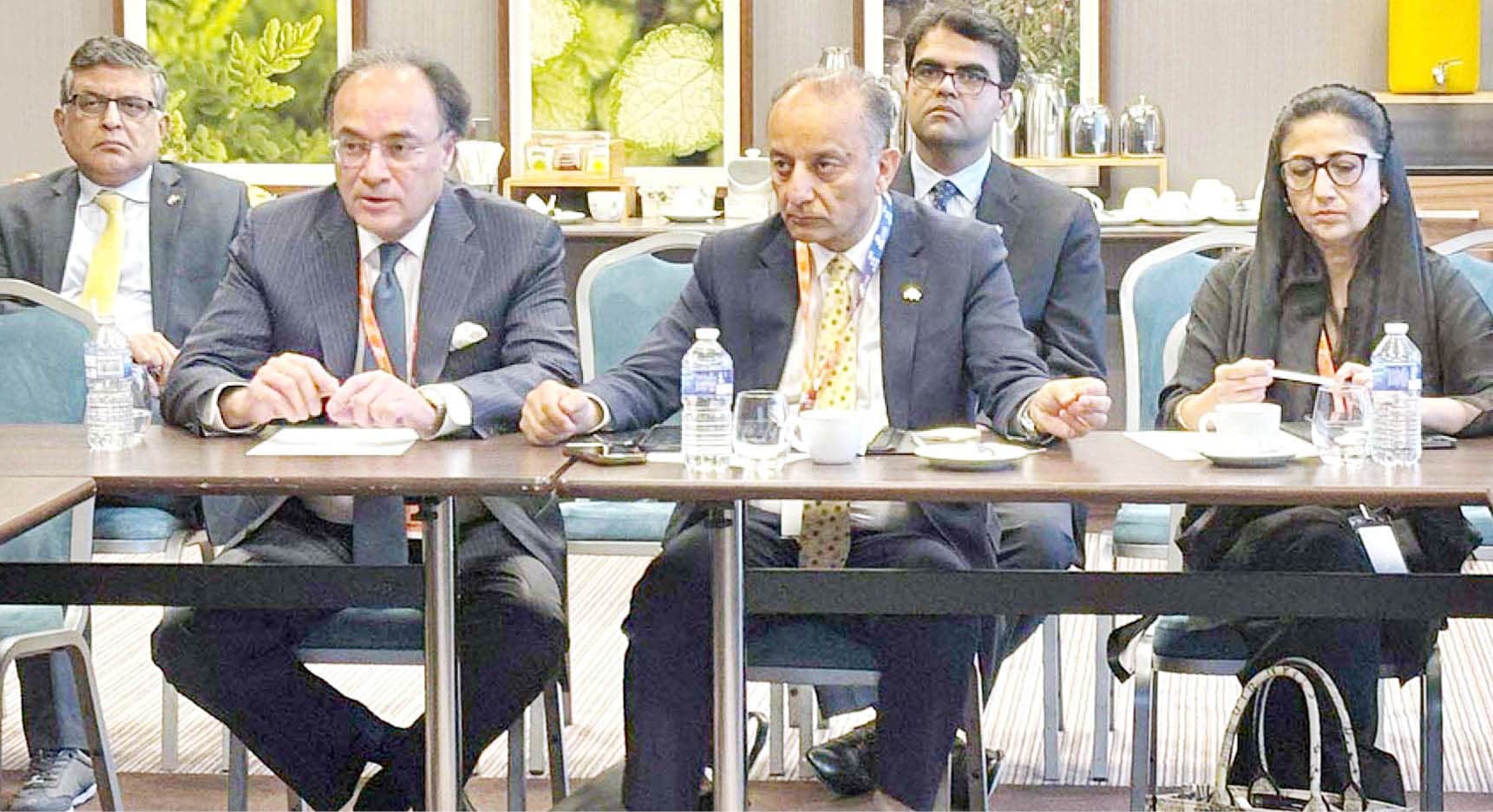 Aurangzeb advances strategic partnerships during meetings on sidelines ...