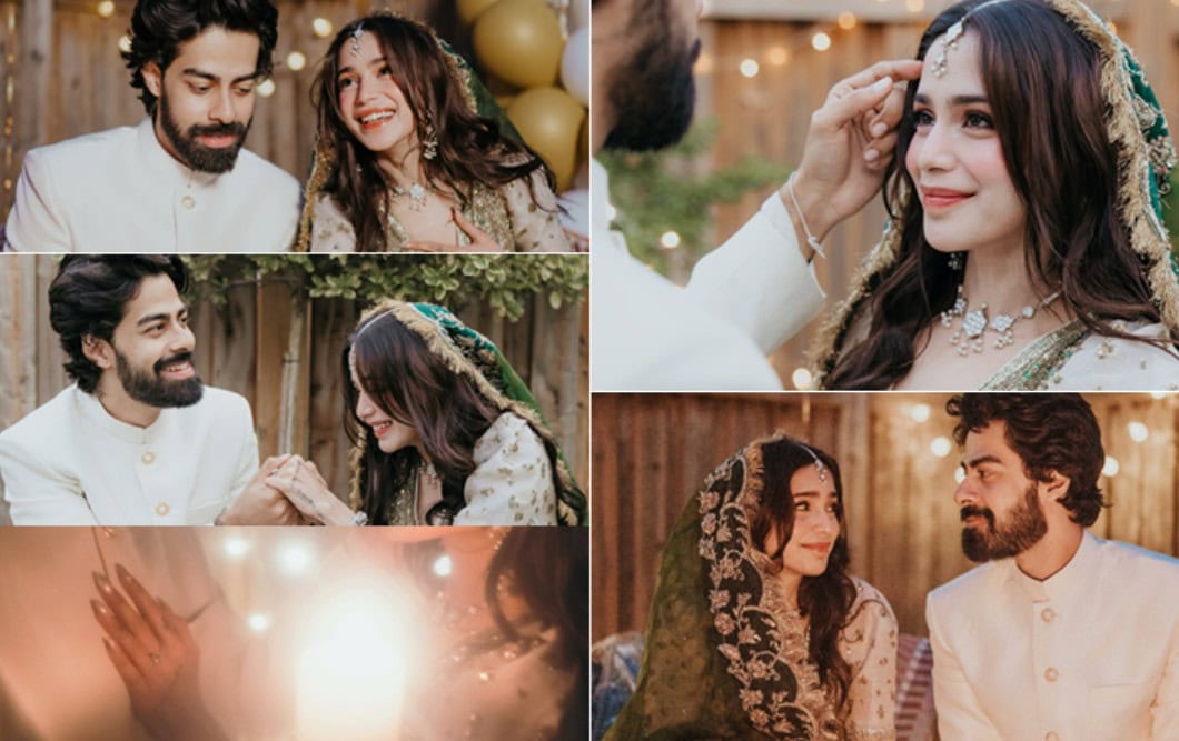 Aima Baig, Zain Ahmad's Wedding Pictures leave fans in awe - Pakistan Observer
