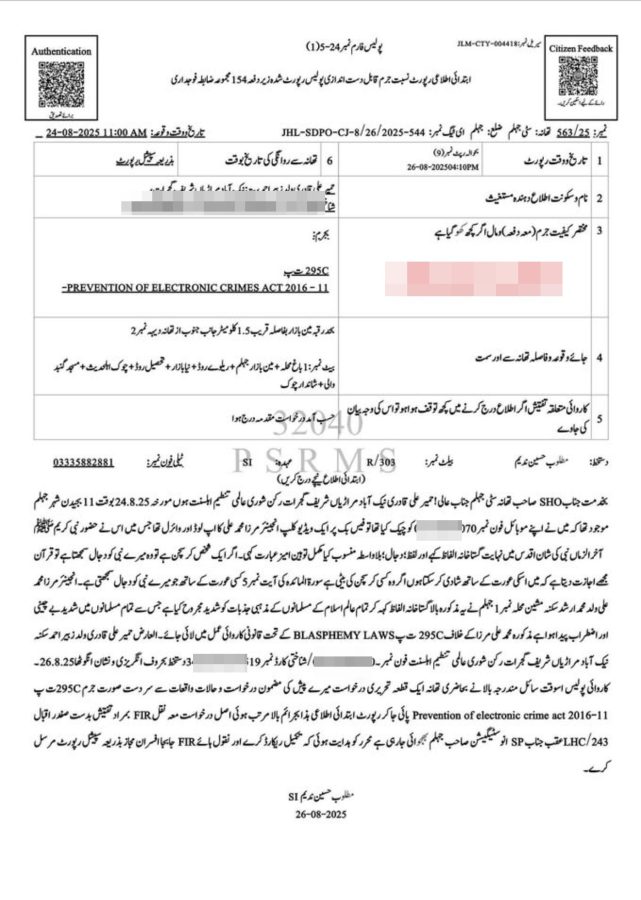 Blasphemy case lodged against Engineer Muhammad Ali Mirza - Pakistan ...