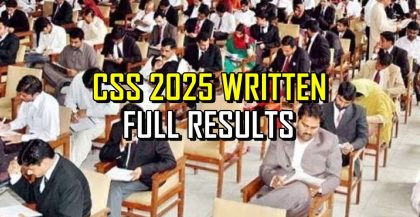 CSS 2025 Written Results; Check full List here - Pakistan Observer