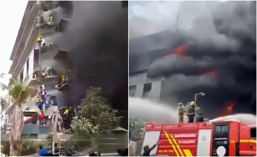 Fire at Karachi Export Processing Zone leaves seven injured - Pakistan ...