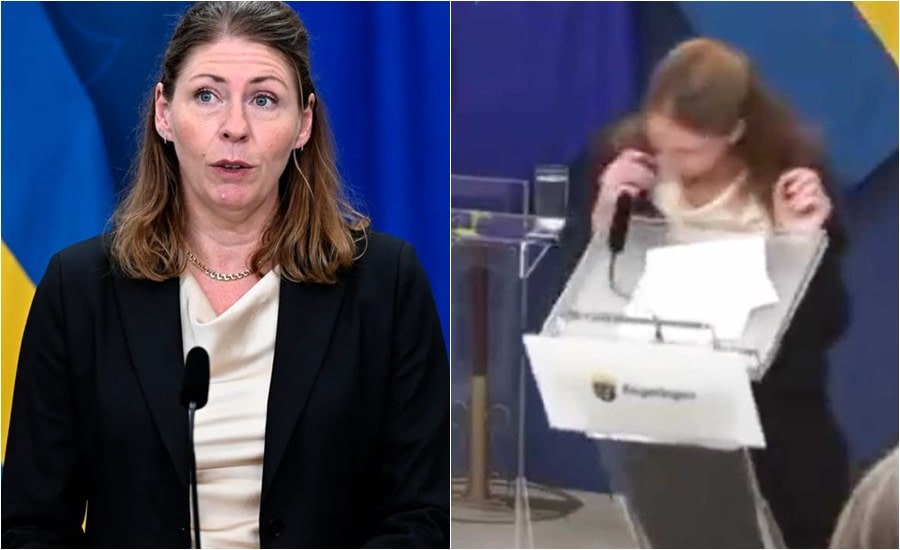 Sweden’s Health Minister Lann collapses before journalists in first ...