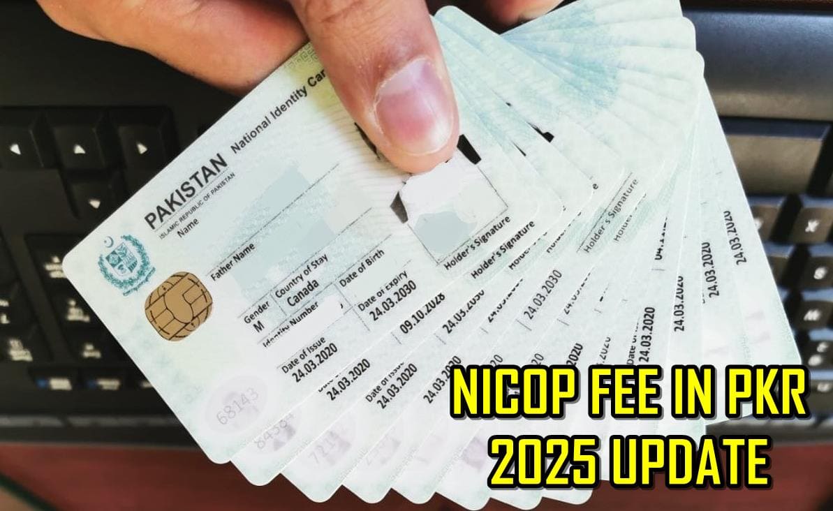 Nadra NICOP Fee for Canada, Saudi Arabia and Germany - October 2025 Update - Pakistan Observer