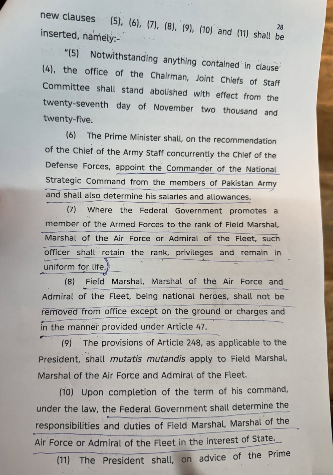 Pakistan's 27th Constitutional Amendment: Know about proposed changes ...