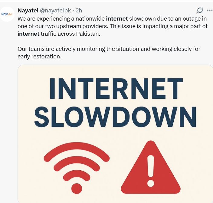 Why is Internet slow in Pakistan today? Here’s reason behind outage ...