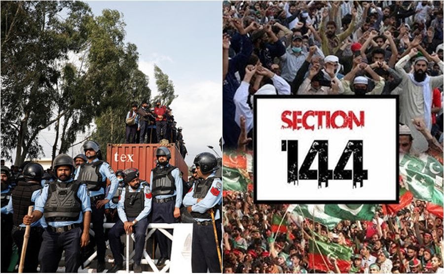 Section 144 enforced in Islamabad, Rawalpindi ahead of PTI Protest ...